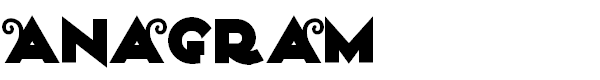 Free Anagram Fonts