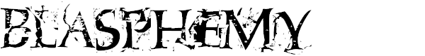Free Blasphemy Fonts