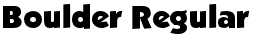 Free Dez Boulder Fonts