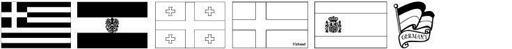 Free Flags Fonts