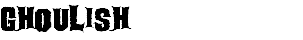 Free Ghoulish Fonts