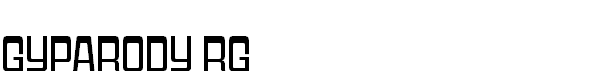 Free Gyparody Fonts