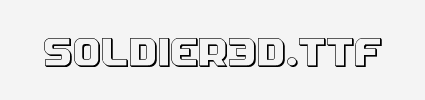 Free Soldier Stencil JNL Fonts