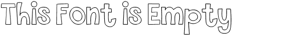 Free Empty Fonts
