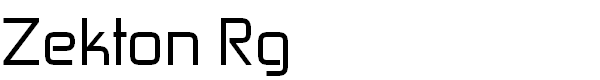 Free ZEKTON BOLD Fonts
