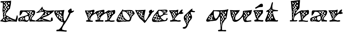 Free ZIG ZAG Fonts